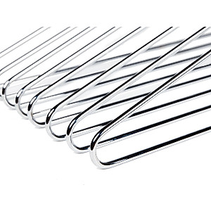 Quality Hangers 16 Pack Stainless Steel Wire Hangers - Ultra Thick 4mm Metal Hangers & Wire Coat Hangers, Seamless Non-Welded Design for Heavy-Duty Closet Organization