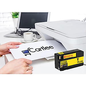 Cartlee Compatible Ink Cartridges Replacement for HP 712 712XL Ink Cartridges for HP for DesignJet T210 T230 T250 T630 T650 Studio Plotter Printers (1 Yellow)