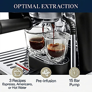De’Longhi La Specialista Arte EC9155MB, Espresso Machine with Grinder, Bean to Cup Coffee & Cappuccino Maker with Professional Steamer, My Latte Art Milk Frother,Barista SS Kit Included, 1450W, Metal