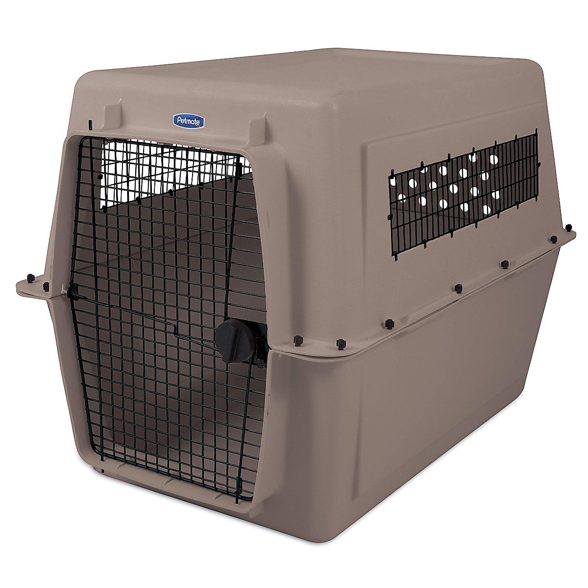 Petmate Ultra Vari Dog Kennel for Extra Large Dogs (Durable, Heavy Duty Dog Travel Crate, Made with Recycled Materials, 48 in. Long) 90 to 125 lbs, Made in USA