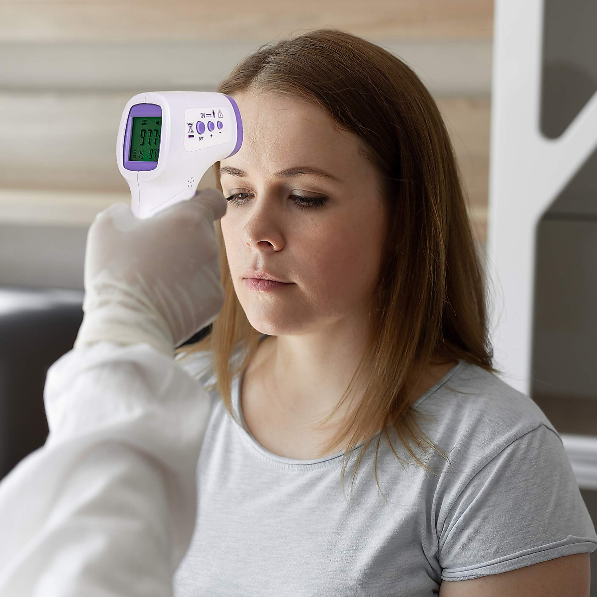 Thermometer for Adults, Digital Thermometer, Baby Thermometer, Forehead Thermometer, Touchless Thermometer, Thermometer for Adults and Kids, No Touch Thermometer, thermometers with Digital LCD Display