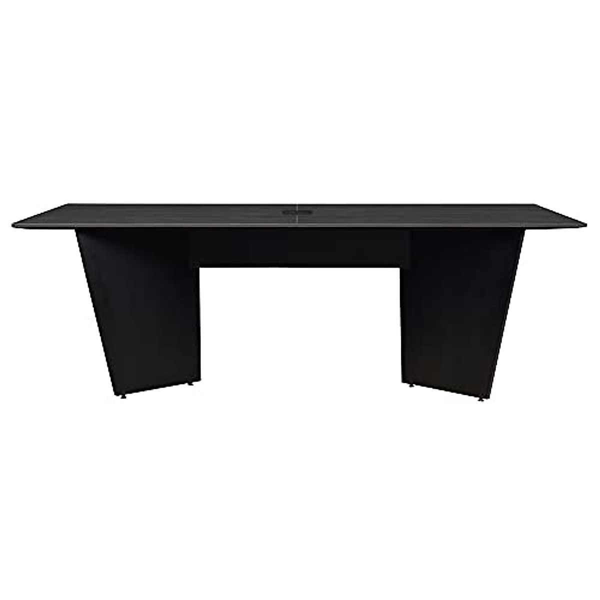 Regency Conference Room Table, 8 ft, Ash Grey/Black