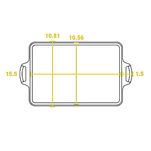 Lodge Cast Iron 6-Piece Bakeware Set with Jelly Roll Size Baking Pan