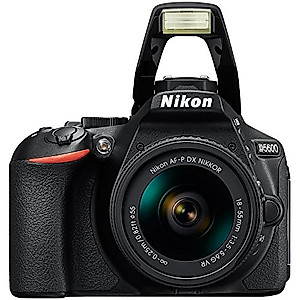 Nikon D5600 Digital SLR Camera & 18-55mm VR DX AF-P Lens - (Renewed)