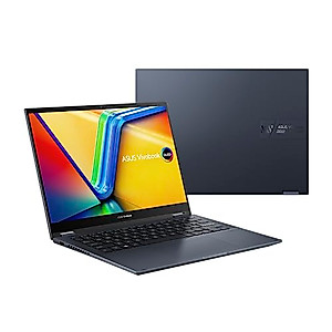 ASUS Vivobook S 14 Flip 2-in-1 Business Laptop (14" FHD+ 16:10 Touchscreen, 16GB RAM, 1TB SSD, AMD 6-Core Ryzen 5 5600H (> i7-1165G7), Active Pen), Backlit, FP, FHD Webcam, Win 11 Home, Quiet Blue