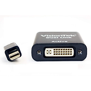 VisionTek Mini DisplayPort to Dual Link DVI-D Active Adapter (M/F) - 900640