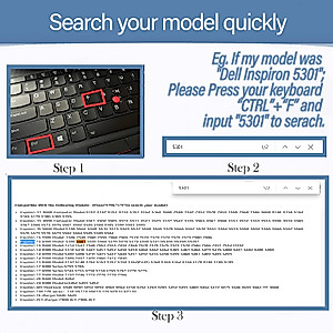 90W AC Adapter for Dell OptiPlex Micro 3050 3080 7050 7060 9020 Desktop 11 15 3000 5000 7000 Series Laptop Charger 3501 3505 5555 Latitude 13 3310 3420 Replacement Power Supply Cord 0G6j41
