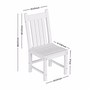 WestinTrends Malibu Malibu Outdoor Patio Dining Chair Dark Green