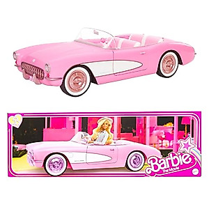 Barbie The Movie Collectible Car, Pink Corvette Convertible