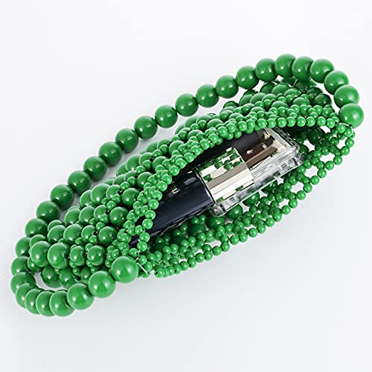 Abvokury YUSHINY Women Colored Acrylic Beaded Handmade Satchel HandBag for Wedding Evening Party