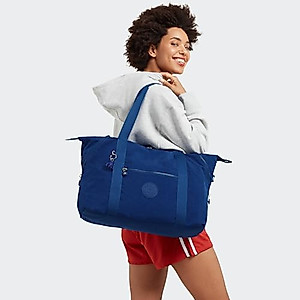Kipling Women's Art Medium Tote Bag, Lightweight Large Weekender, Nylon Travel Handbag