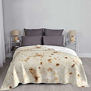 Funny Matzah Printed Blanket, Comfortable Warm Creative Fleece Throw Blanket,Anti-Pilling Durable, for Office, Home, Sofa, Outdoor, Travel