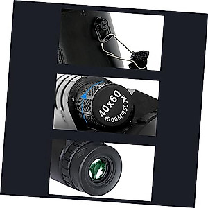 Mikikit 2pcs Travel Magnifying Mirror Mobile Lens Screen Magnifier Phone Camera Magnifier monocular Telescope with Night monocular Telescope for Mobile Phone 40x60 Telescope Telephone