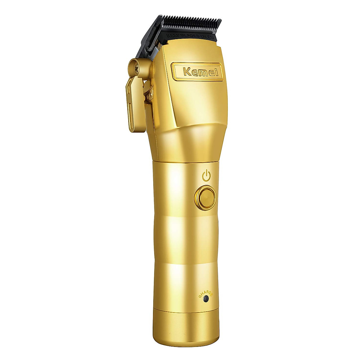 KEMEI Professional Mens Hair Clippers Hair Trimmer for Men Cordless Grooming Kit 2850 for Barbers and Stylists USB Rechargeable