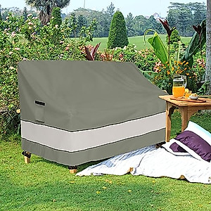 Outdoor Sofa Cover,Patio Loveseat Cover,2-Seater Sofa Cover,Waterproof Heavy Duty Patio Furniture Covers,58W x 32.5D x 31H Inches
