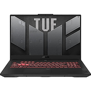 ASUS 2023 Gaming Laptop TUF AMD Ryzen 7 7735HS 8-Core NVIDIA Geforce RTX 4050 6 GB 64 GB DDR5 2 TB SSD 17.3" 1920x1080 144 Hz Win10 Home WiFi 6 Bluetooth 5.3 Backlit Keyboard 720p HD Camera