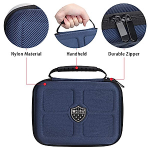 LZFAN Swing Caddie sc300i Golf Launch Monitor Case 7.9 x 5.7 x 2.1 in Travel Case Compatible for Remote, USB Cable & Accessories