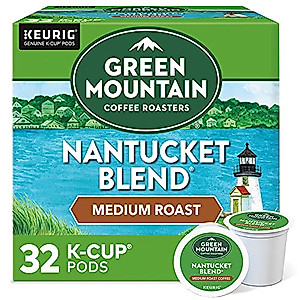 Green Mountain Coffee Nantucket Blend Keurig Single-Serve K-Cup Pods, Medium Roast Coffee, 32 Count