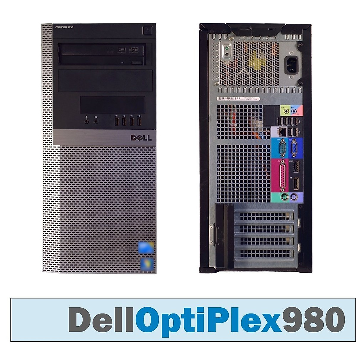 Dell OptiPlex 980 MT/Core i7-860 @ 2.8 GHz/16GB DDR3/500GB HDD/DVD-RW/WINDOWS 7 PRO 64 BIT (Renewed)
