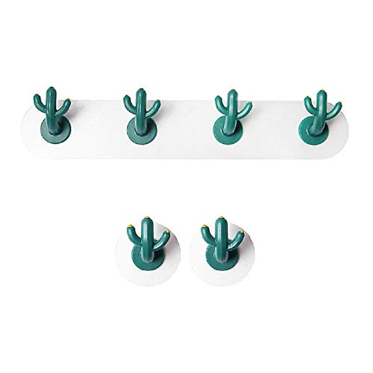 Cactus Wall Hooks, Coat Rack Wall Mounted Hanger Hat Hooks Robe Hook Entryway Wall Hangers Hooks Modern Decor Wall Decoration for Coats, Hoodies, Hats, Scarves, Purses, Bath Towels, Clothing