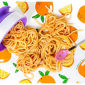 Simply Day Disposable Placemats for Kids, Oranges (SP-001)