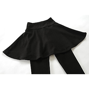 DDSOL Toddler Little Girl Clothes Set Valentine Outfit Pink Love Heart Long Sleeve Sweatshirt Top and Pant with Legging Skirt Kid Fall Clothing 2PCS Size 7/8