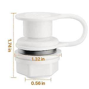 Cooler Drain Plug Replacement for Igloo Cooler, Cooler Triple Snap Drain Plug for Igloo Ice Chest, Cooler Replacement Parts Drain Plug