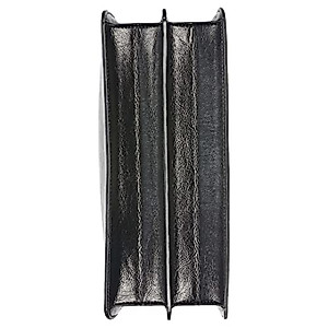 Calvin Klein Citrine Organizational Satchel, Black/Silver