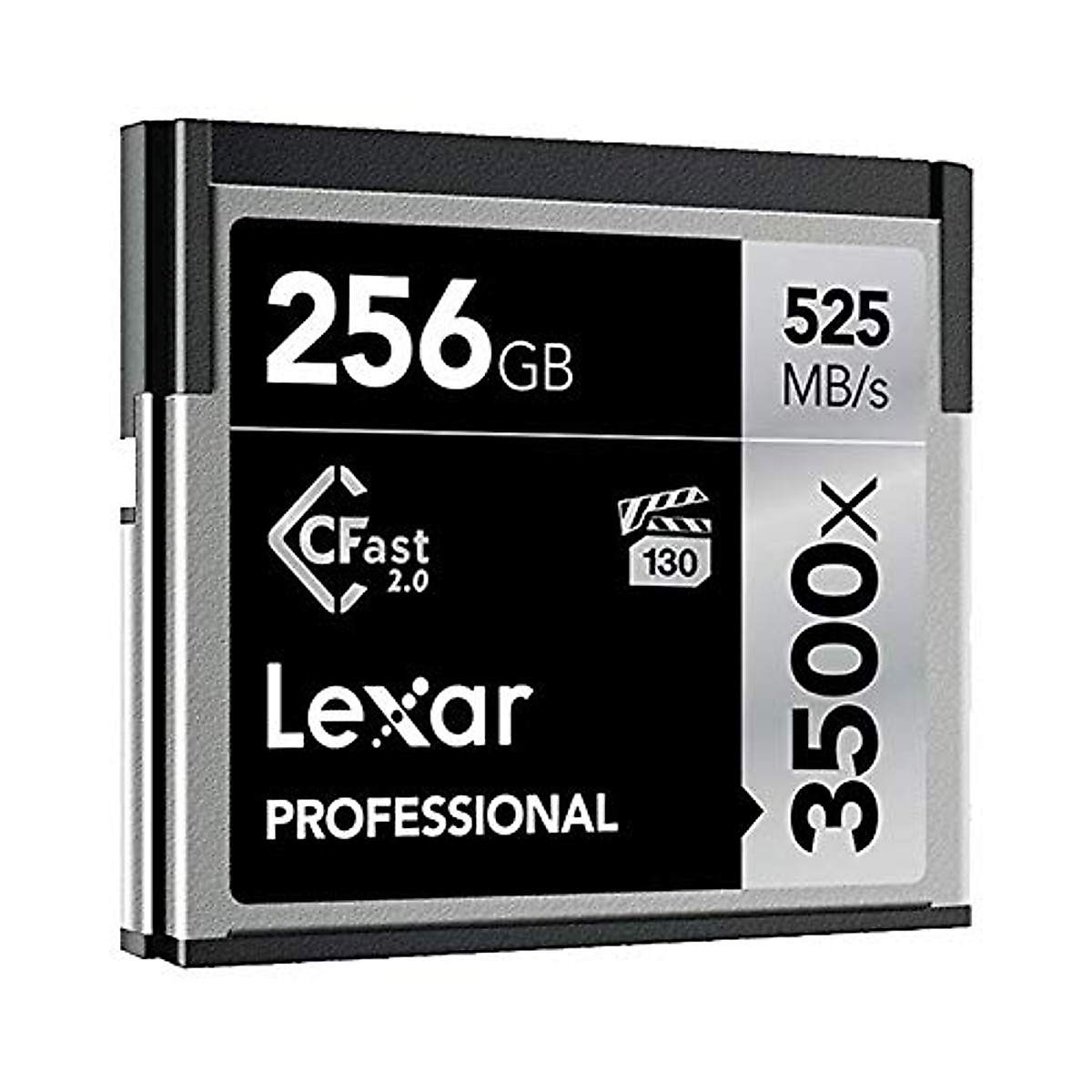 Lexar Professional 3500x 256GB CFast 2.0 Card, Up to 525MB/s Read, for Cinematographer, Filmmaker, Content Creator (LC256CRBNA3500)