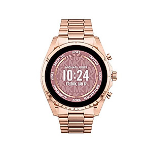 Michael Kors Gen 6 Bradshaw Stainless Steel Smartwatch Fitness Tracker , Rose Gold Tone-MKT5133V