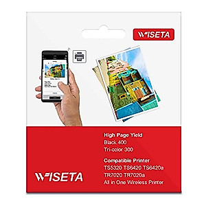 260XL 261XL Ink Cartridge Replacement for Canon PG-260 XL CL-261 XL PG260 CL261 260 XL 261 XL Work for TS5320 TS6420a TS6420 TR7020a TR7020 Printers (2 Pack, 1 Black 1 Tri Color)