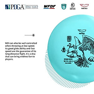 Yikun Disc Golf Disc Driver 165-170g Speed Disc Golf for All Professional Disc Golf Play Outdoor Games (Disc Colors May Vary)