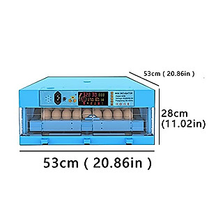 Egg Incubator with 36 LED Luminous Egg Candle Tester and Temperature Control Function and Humidity Control LCD Display Controller for Hatching Chicken Duck Goose Quail