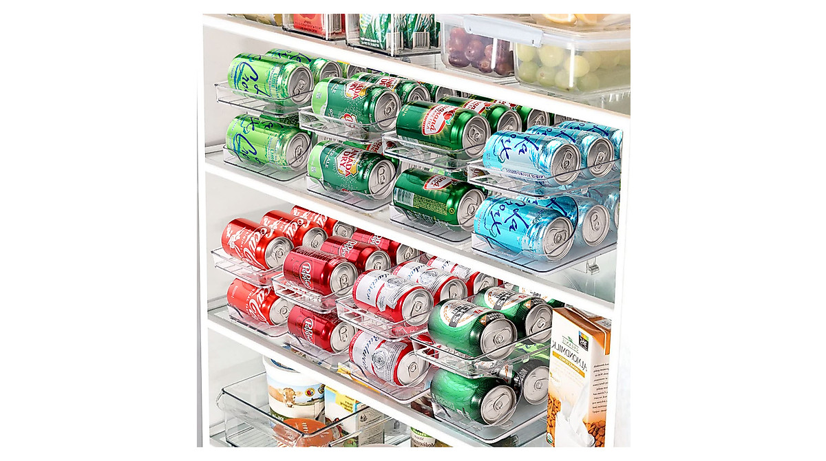 BingoHive Soda Can Organizer - Space-Saving Dispenser