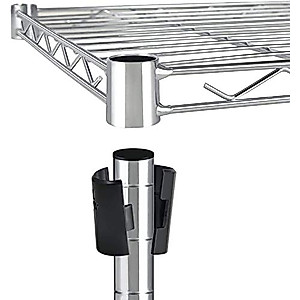 InfiniPower Storag Shelf Unit Heavy Duty Adjustable, 35.43" D x 17.72" W x 65.35" H, 4 Tier