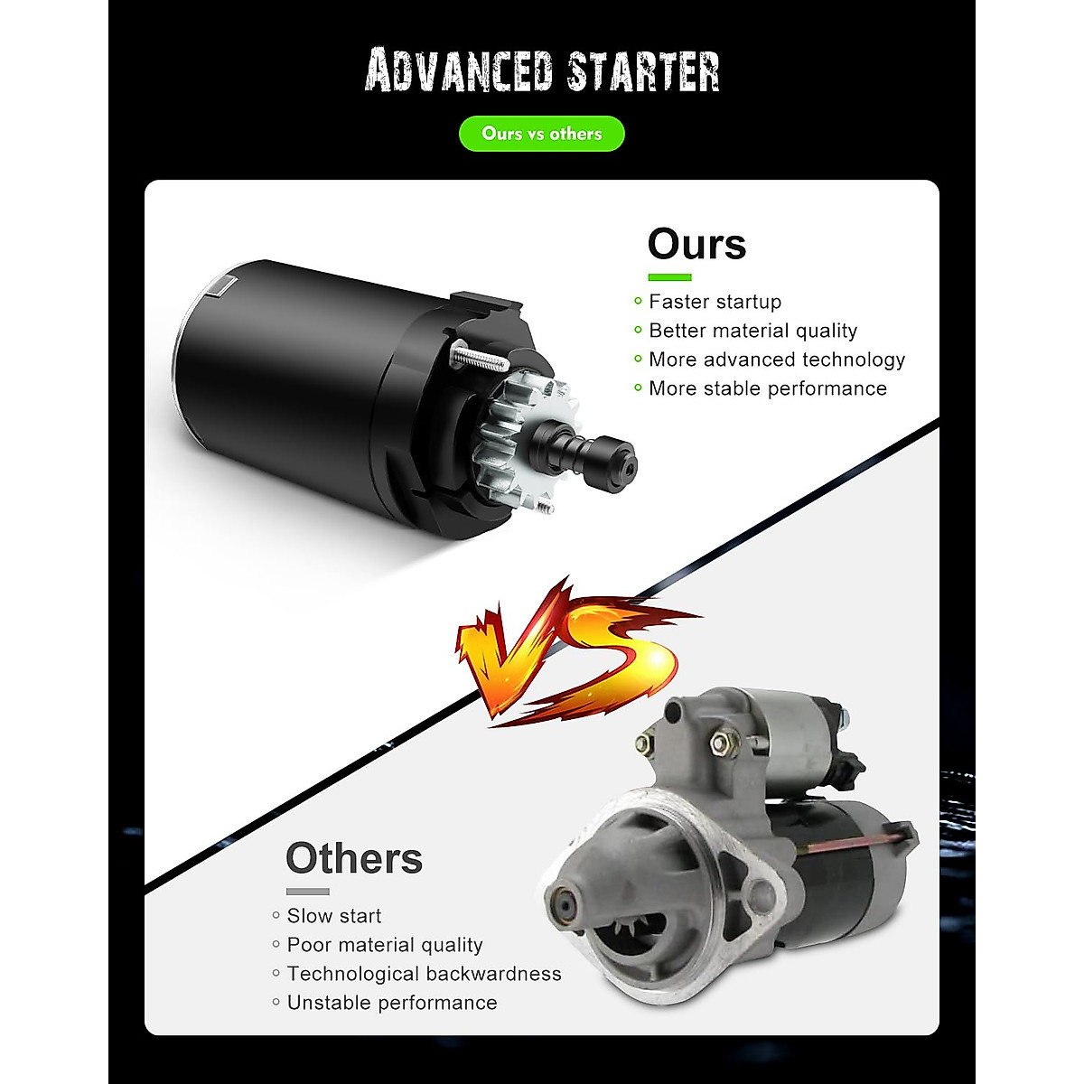 SCITOO Starters Compatible for Toro Mowers - Zero Turn G4010 G4020 2007 2008 TimeCutter Z4200 Z4220 Z5000 Riding Mower 2008 2009 Tractors - Lawn LX420 LX460 2006 LX425 LX465 2007 SAB0145 5796