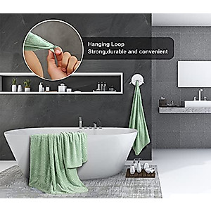 4 Pack Washcloths Set 13"x13",Premium Quality Towel Set for Bathroom, Hotel, Shower, Spa,Gym,Green Washcloths Set Soft and Absorbent & Quick Dry for Daily Use,Soft Microfiber Multipurpose Washcloths