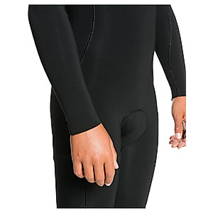 Quiksilver Boys 4/3 Sessions Back Zip Wetsuit - Black | 8
