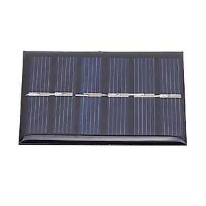 4Pcs 3V 0.3W Polycrystalline Silicon DIY Safety Solar Power Charging Panel with Cable 65x48mm