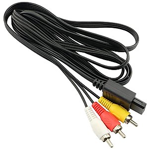 Magic&shell 1PC AV Audio Video Composite Cable Adapter for Nintendo N64 SNES Gamecube GC