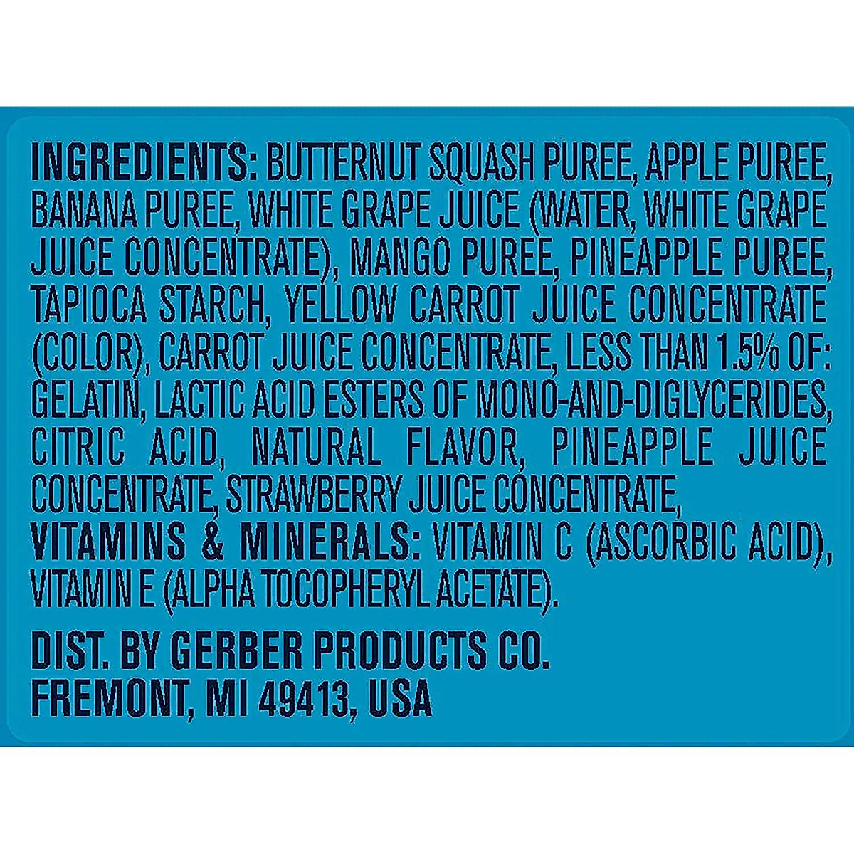 Gerber Graduates Fruit & Veggie Melts - Truly Tropical Blend, 1-Ounce (Pack of 4)