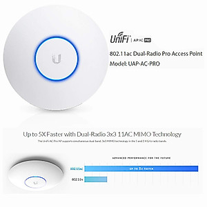 Ubiquiti UAP-AC-PRO 2-PACK Unifi AP AC PRO 11ac Dual-Radio Pro Access Point