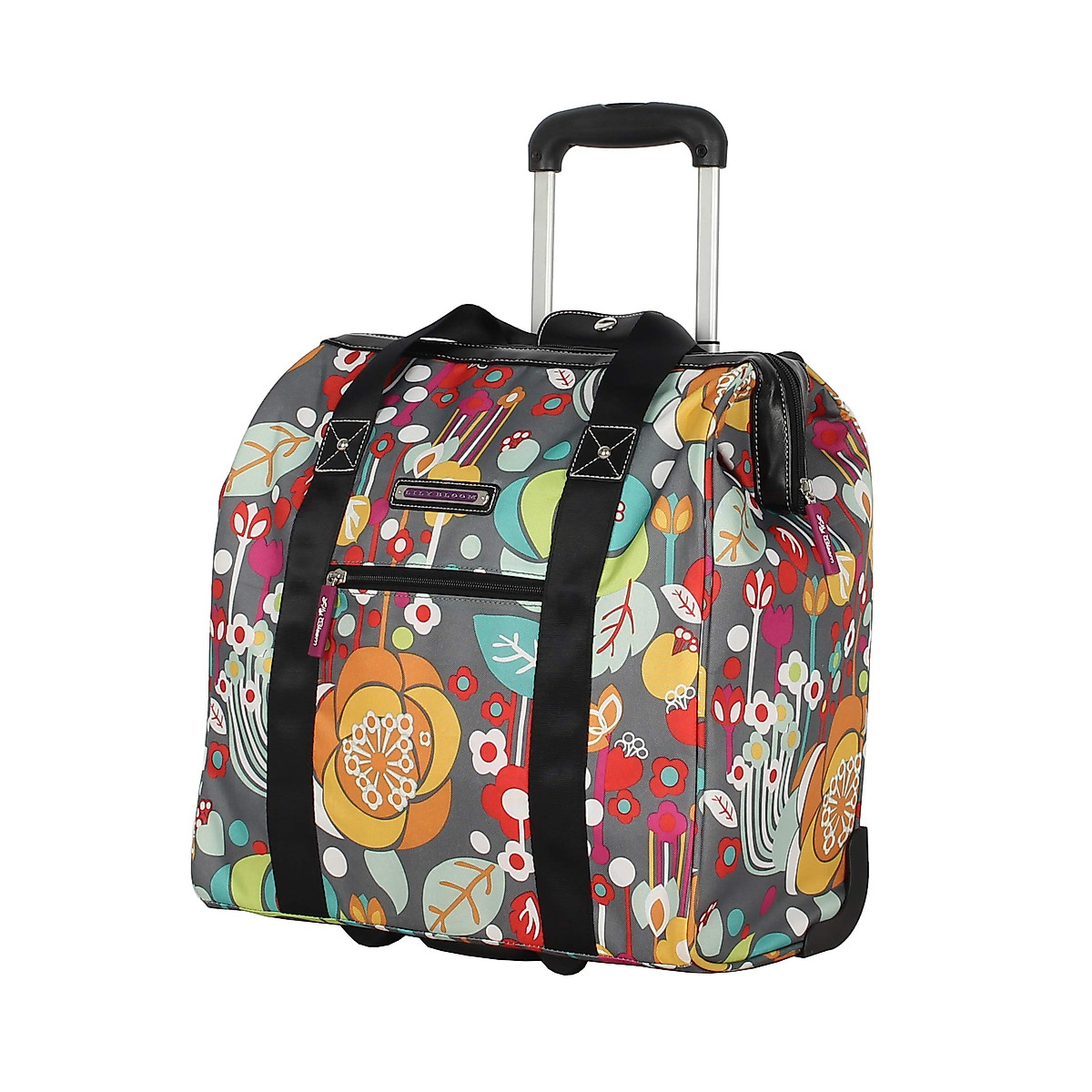 Lily Bloom Luggage 3 Piece Softside Spinner Suitcase Set Collection (Bliss)