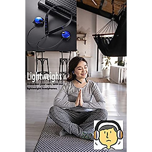 Comfortable Small Bluetooth Headphones,You Can Wear All Day.Wireless Earbuds that don't Fall Out,for Workout and Running,Neckband Earphones,with Mic,Lightweight,Clip on Headphones,Behind the Neck