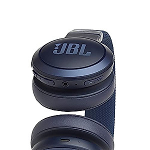 JBL Live 400BT Wireless On-Ear Bluetooth Headphones with up to 24 Hours of Battery Life - Blue (Renewed), One-Size (JBLLIVE400BTBLUAM-cr)