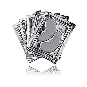 WILMA SCHUMANN Hydrating Collagen Eye Pads - 100% Pure & Natural Collagen Moisturizing Masks will Visibly Reduce Puffy Eyes, Fine Lines, Dark Circles and Wrinkles (Pack of 5 Pairs)