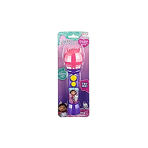 DreamWorks Gabby's Dollhouse Toy Microphone for Kids, Musical Toy for Girls with Built-in Song, Kids Microphone Designed for Ages 3 and Up