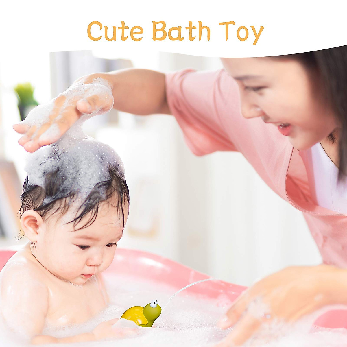 Doli Yearning Baby Bath Thermometers Classic Duck Shape Baby Bath Toys Baby Gifts| Squirting Squeaking Bath Toys for Toddlers Infant Kids Boys Girls |Novelty Shower Favor| Spray Water Bath Toy……