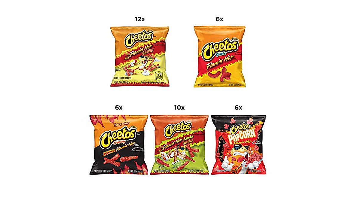 Cheetos Flamin' Hot Variety Pack - 40 Count Snacks