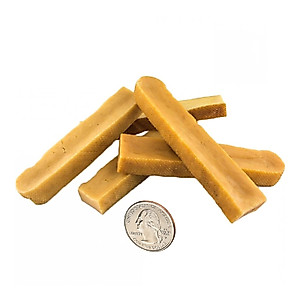 Barking Buddha X-Large Yak Cheese Chews for Dogs | Himalayan Churpi Chew Treats | Healthy, Odorless, Long Lasting Rawhide-Free Bones for Aggressive Chewers (Pack of 3)